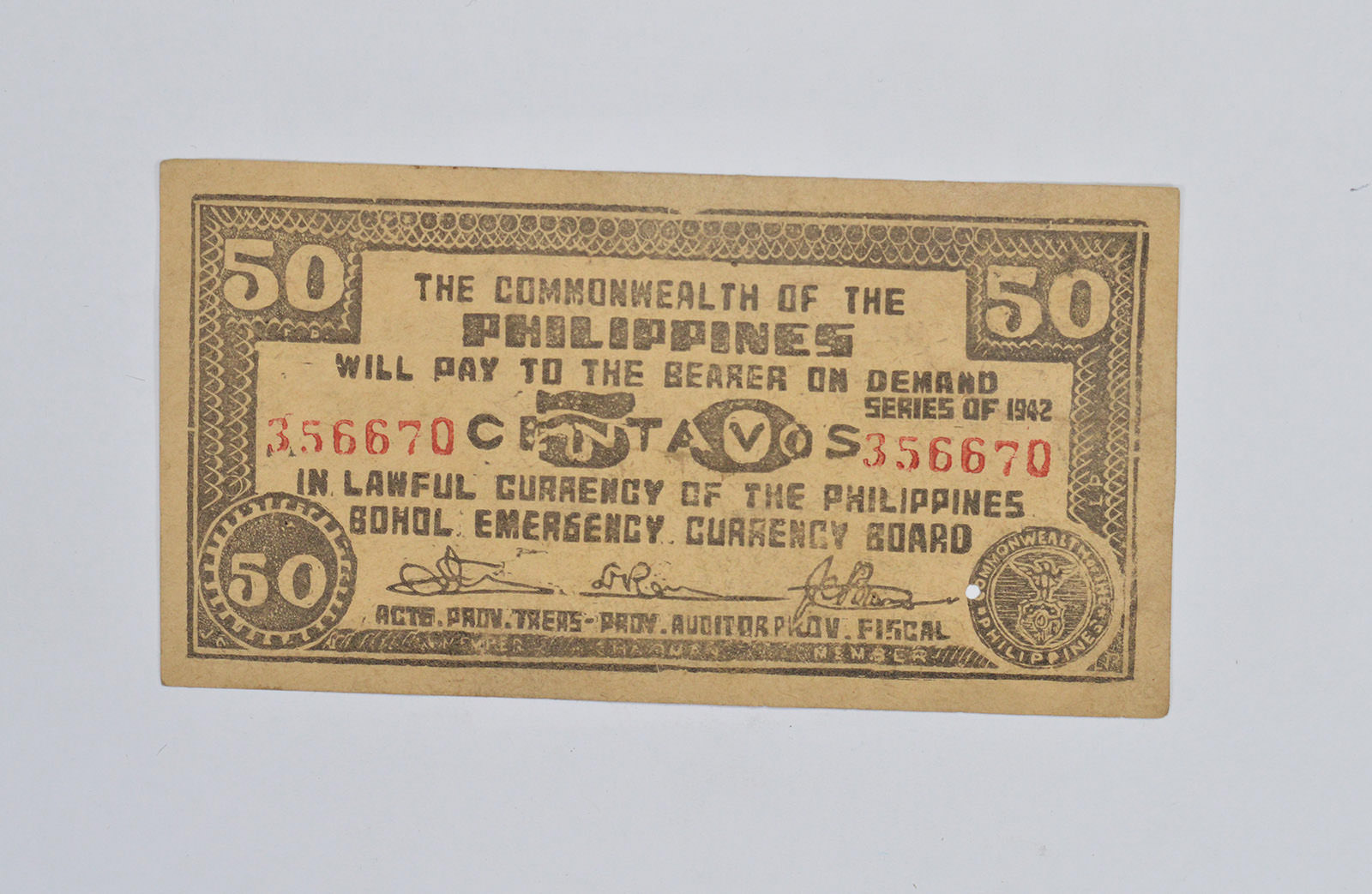 Vintage Philippines Paper Money Currency - Collectible Note | Property Room