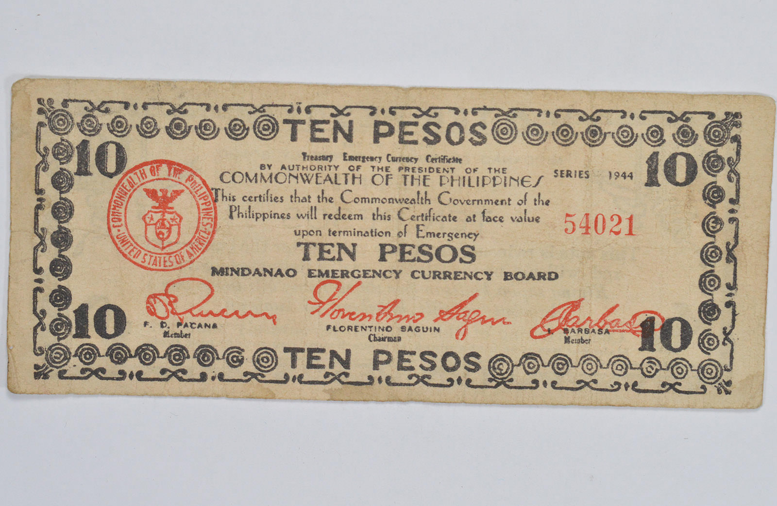 Vintage Philippines Paper Money Currency - Collectible Note | Property Room