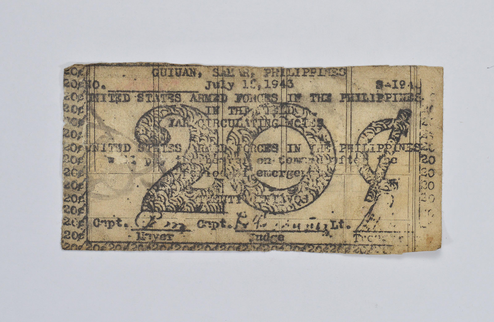 Vintage Philippines Paper Money Currency - Collectible Note | Property Room