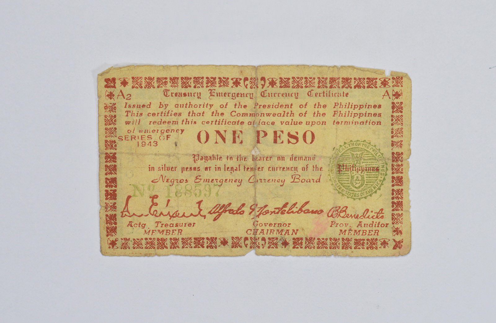 Vintage Philippines Paper Money Currency - Collectible Note | Property Room