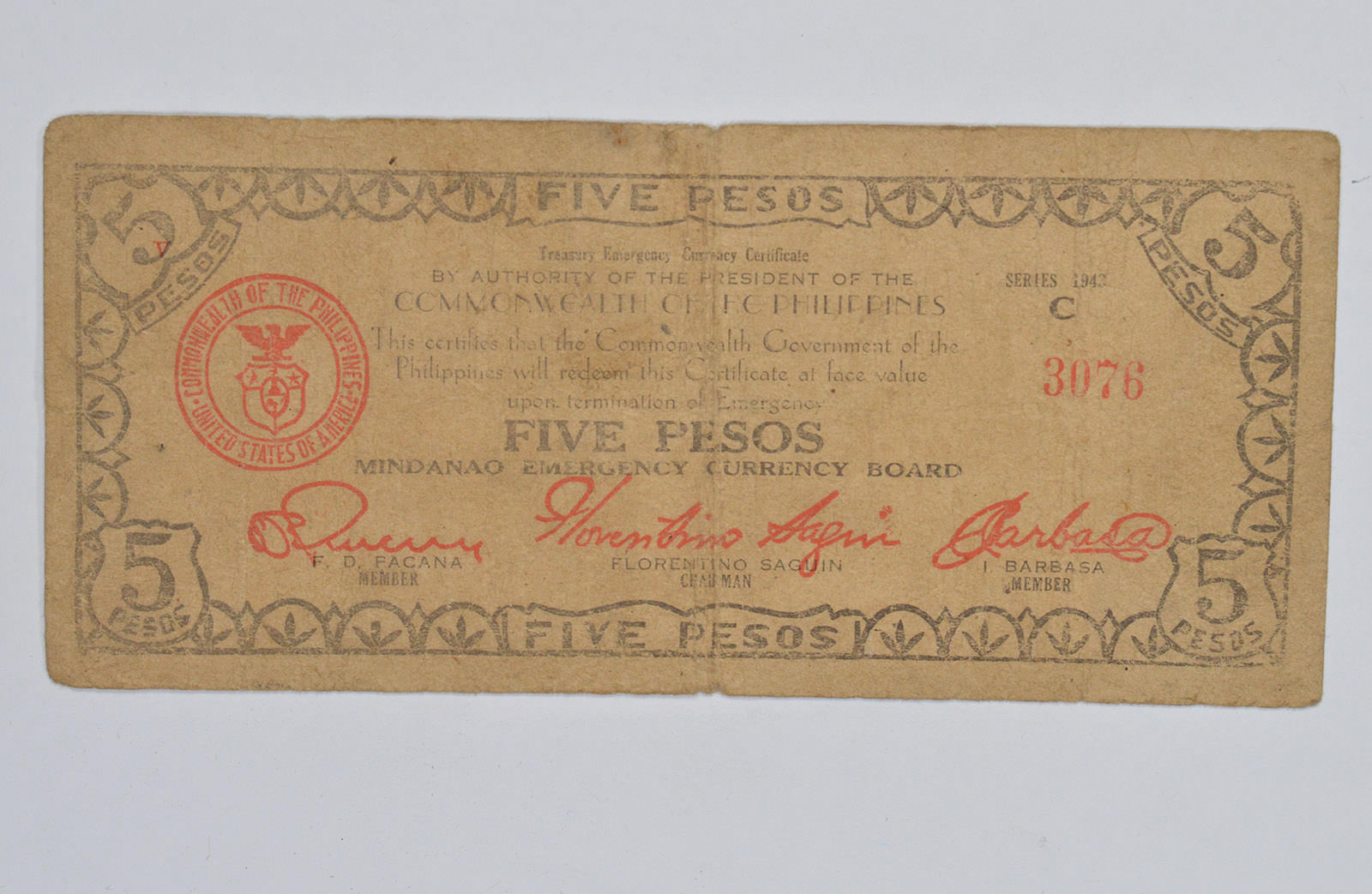 Vintage Philippines Paper Money Currency - Collectible Note | Property Room