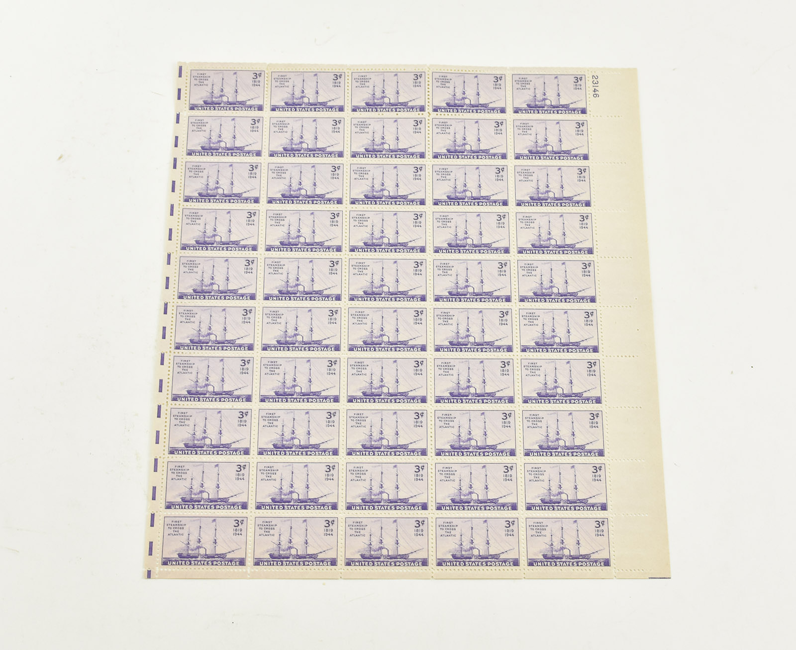 VINTAGE - UNUSED Entire SHEET Real USPS Postage Stamps! | Property Room