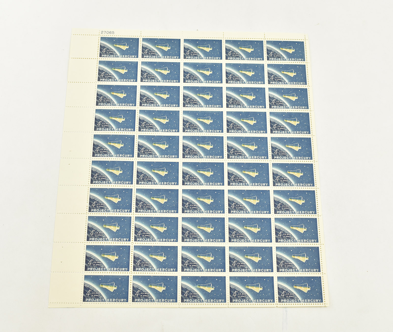 VINTAGE - UNUSED Entire SHEET Real USPS Postage Stamps! | Property Room