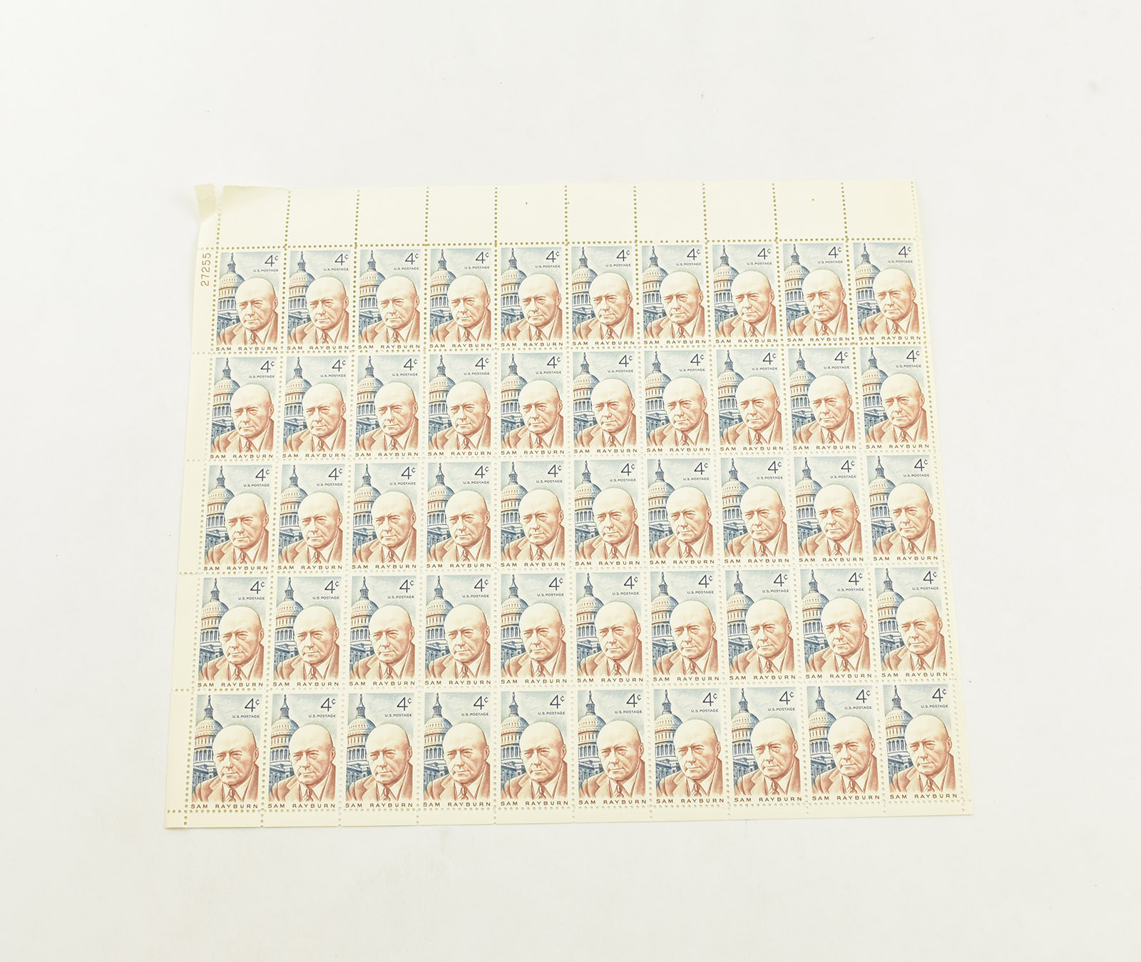 VINTAGE - UNUSED Entire SHEET Real USPS Postage Stamps! | Property Room