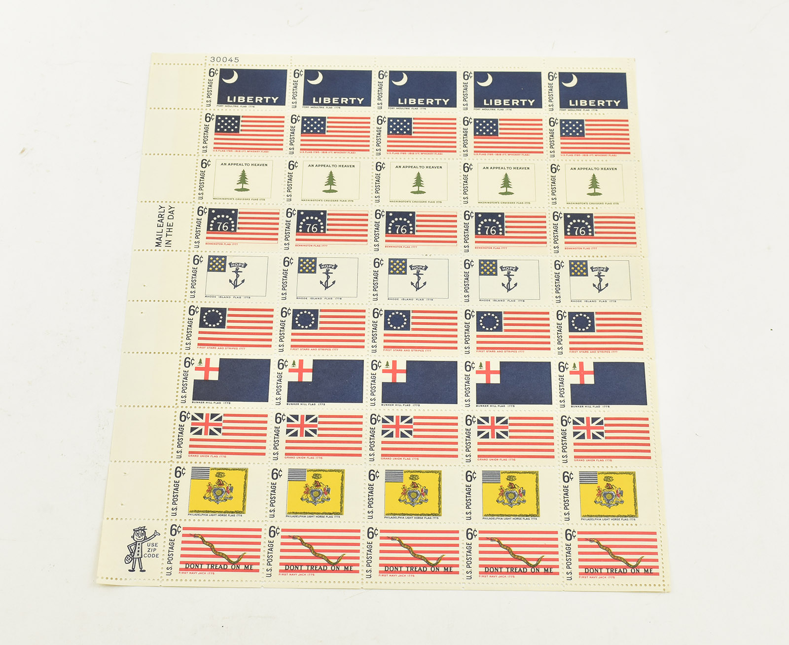 VINTAGE - UNUSED Entire SHEET Real USPS Postage Stamps! | Property Room