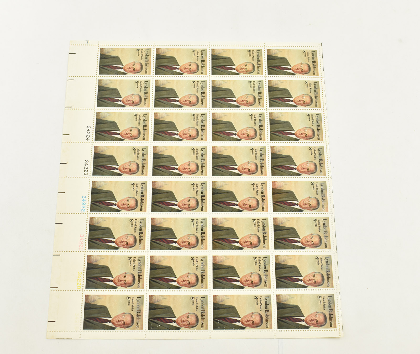 VINTAGE - UNUSED Entire SHEET Real USPS Postage Stamps! | Property Room