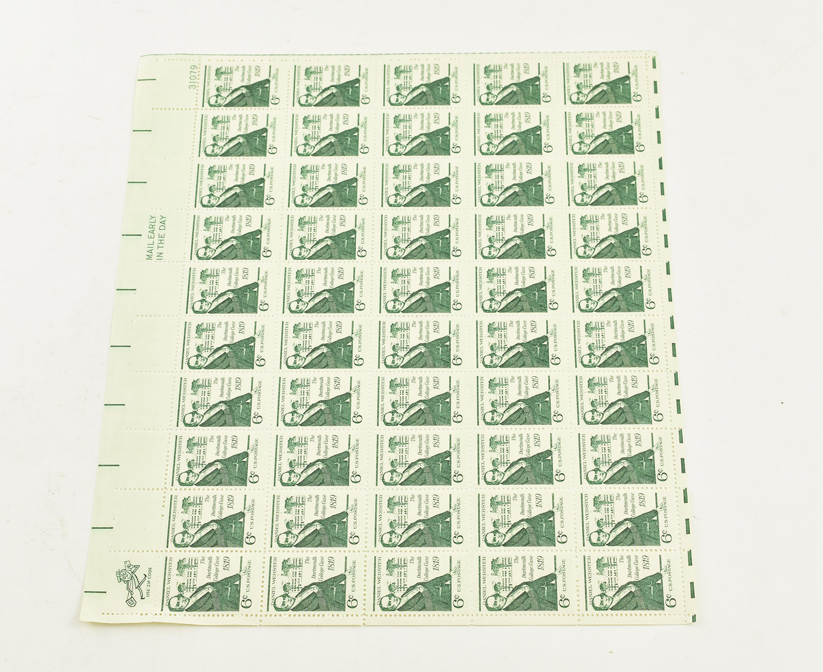 VINTAGE - UNUSED Entire SHEET Real USPS Postage Stamps! | Property Room