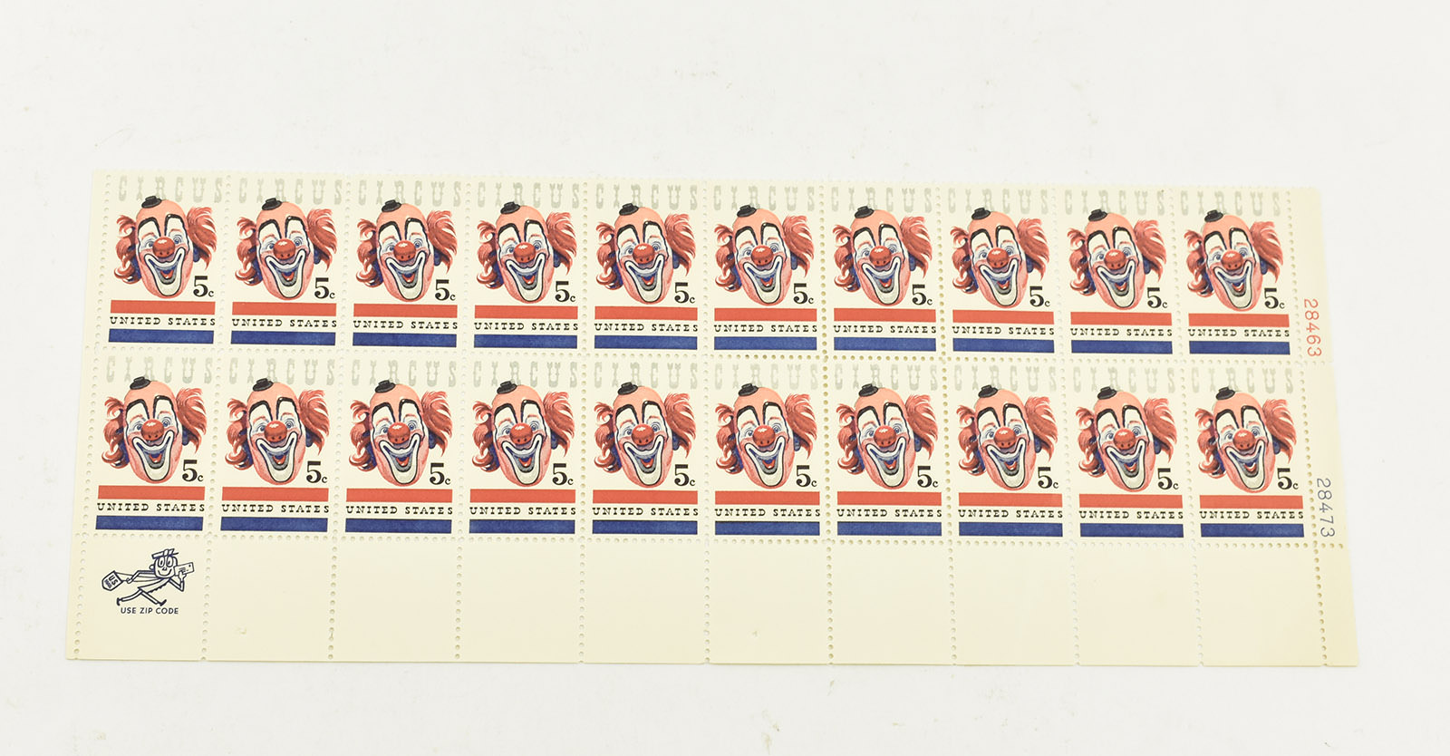 VINTAGE - UNUSED Entire SHEET Real USPS Postage Stamps! | Property Room