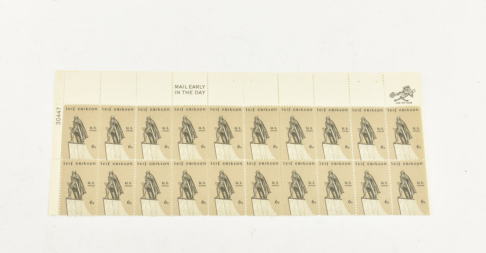 VINTAGE - UNUSED Entire SHEET Real USPS Postage Stamps! | Property Room