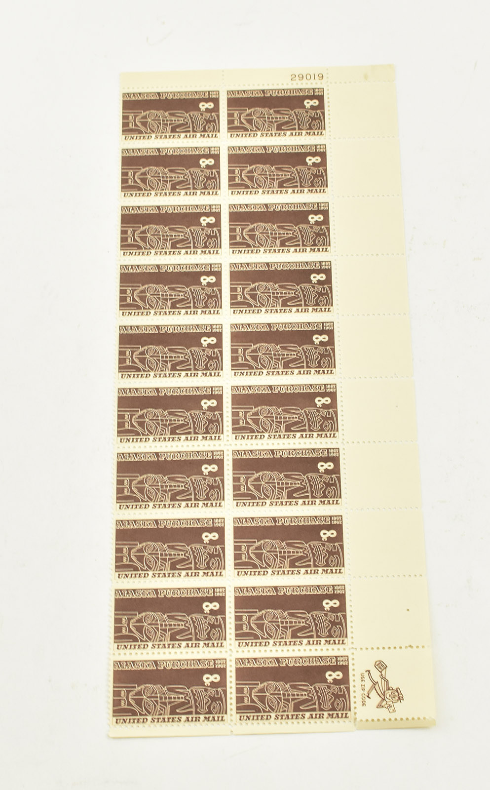 VINTAGE - UNUSED Entire SHEET Real USPS Postage Stamps! | Property Room