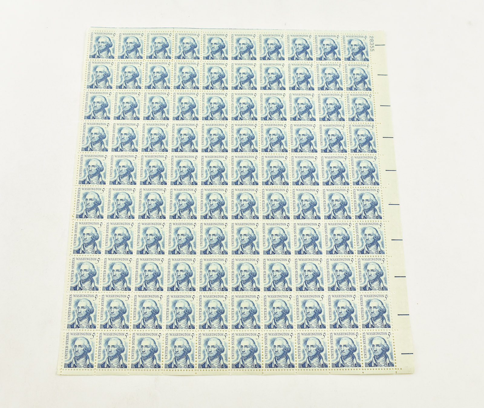 VINTAGE - UNUSED Entire SHEET Real USPS Postage Stamps! | Property Room