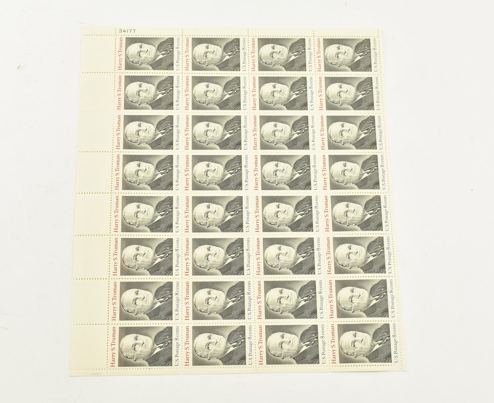 VINTAGE - UNUSED Entire SHEET Real USPS Postage Stamps! | Property Room