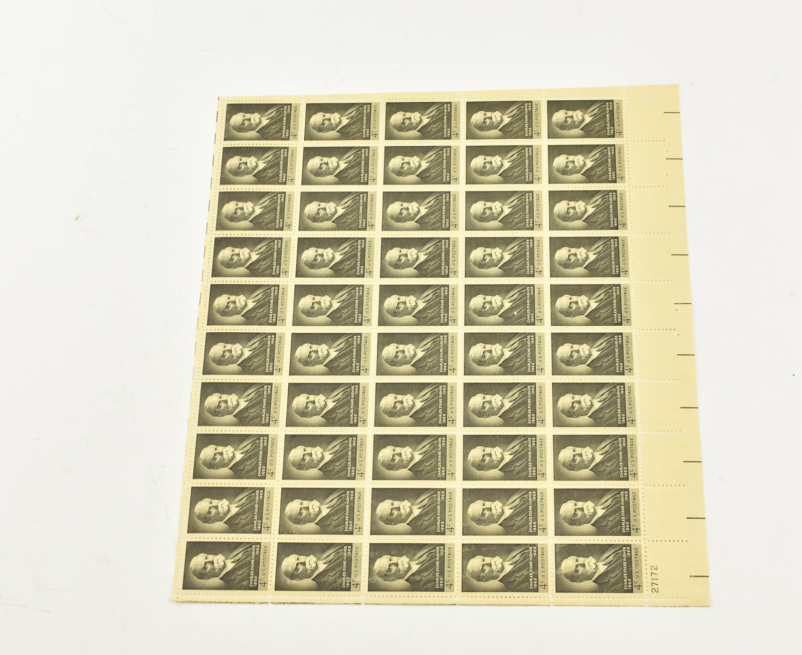 VINTAGE - UNUSED Entire SHEET Real USPS Postage Stamps! | Property Room
