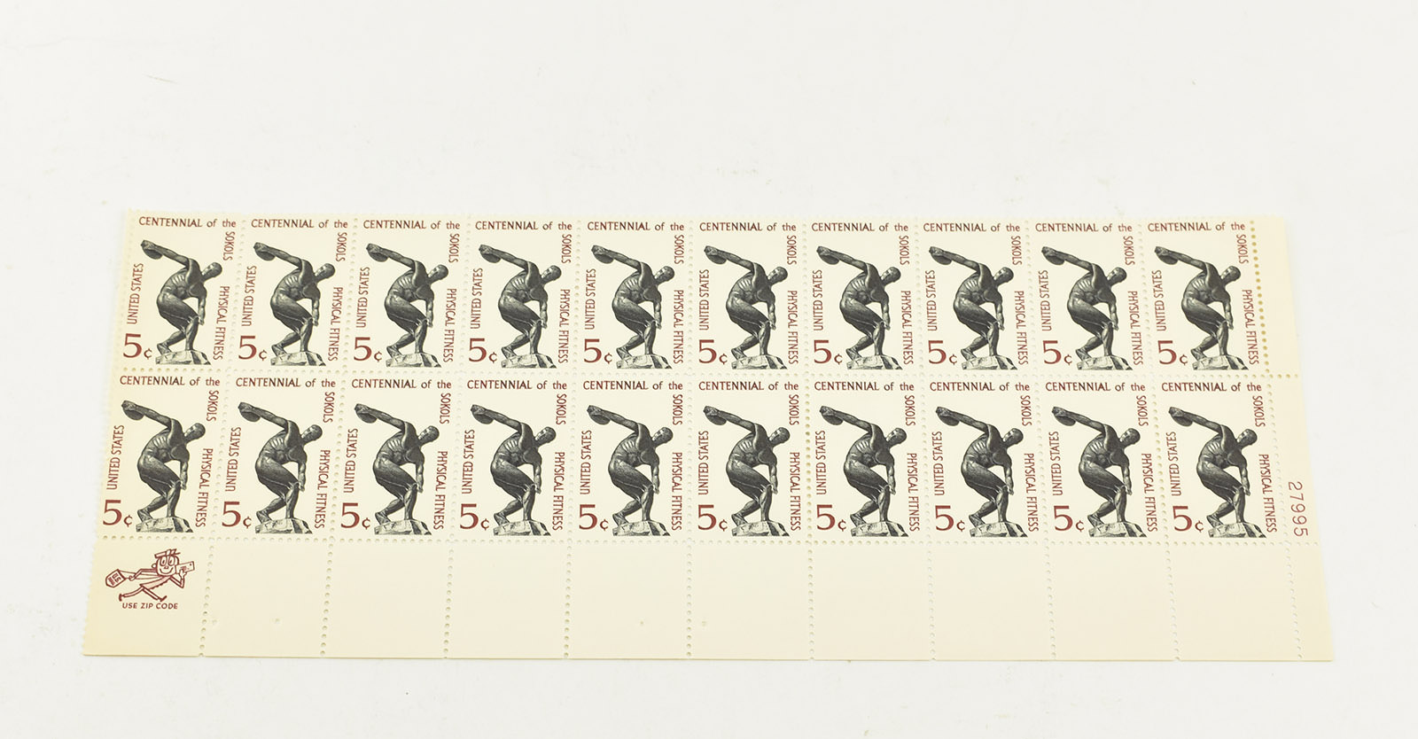 VINTAGE - UNUSED Entire SHEET Real USPS Postage Stamps! | Property Room