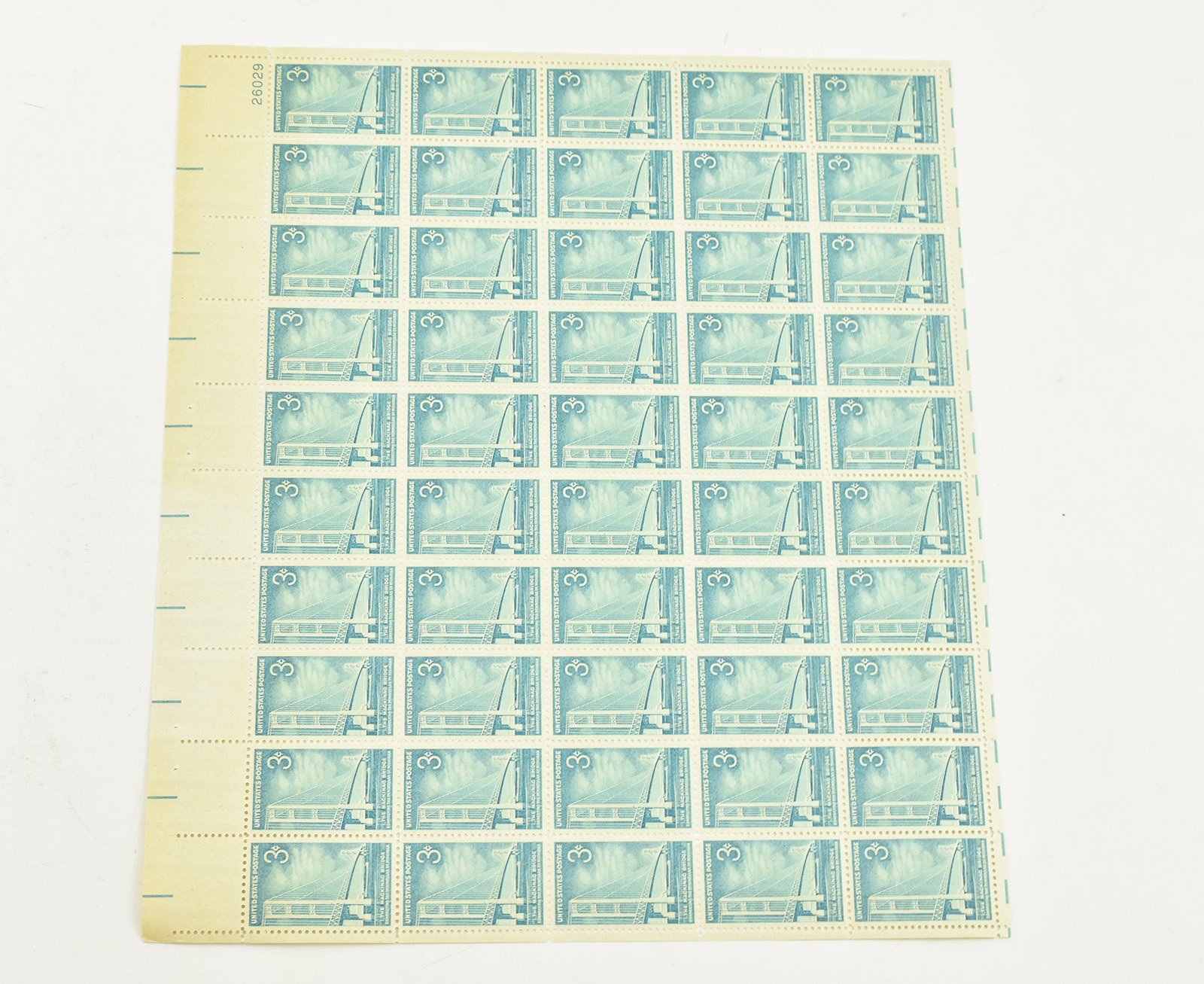 VINTAGE - UNUSED Entire SHEET Real USPS Postage Stamps! | Property Room