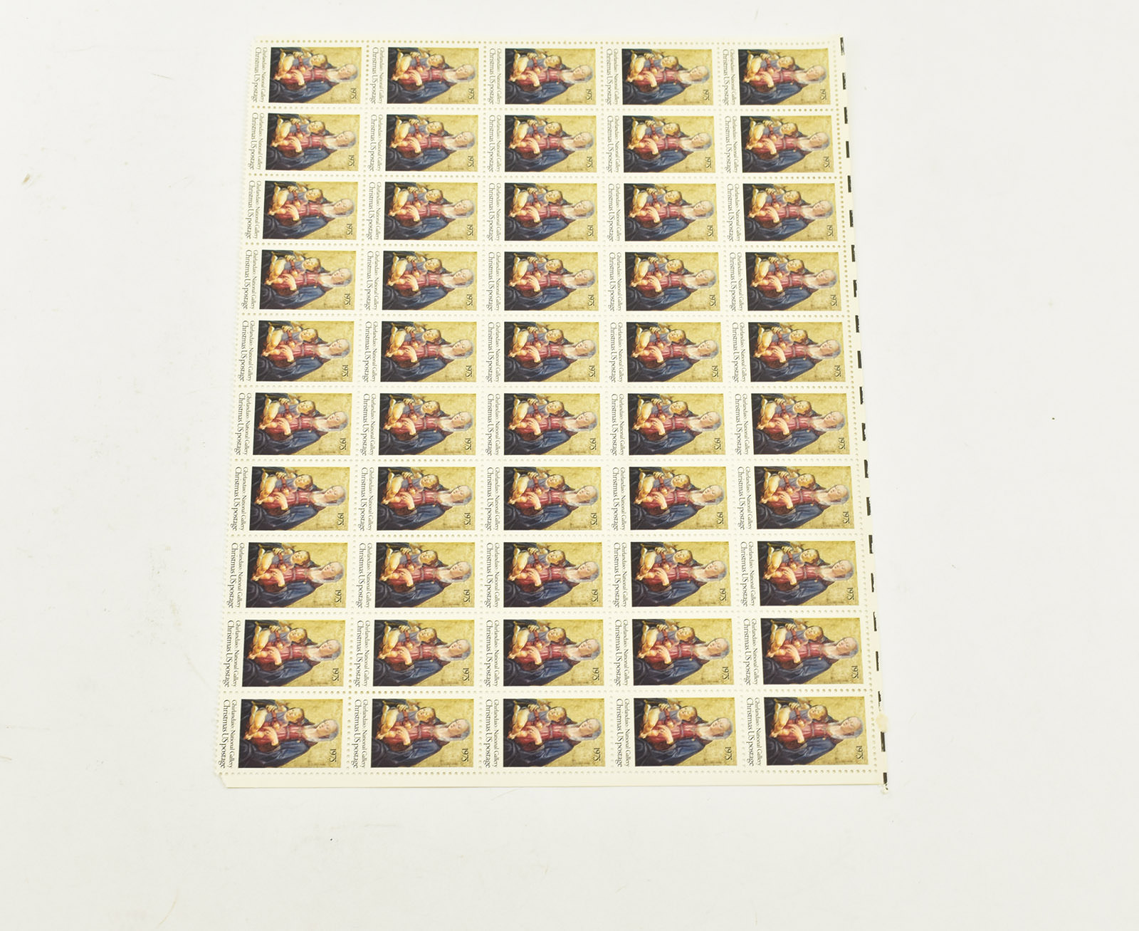 VINTAGE - UNUSED Entire SHEET Real USPS Postage Stamps! | Property Room