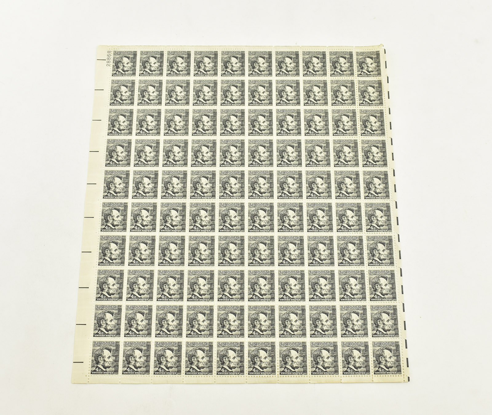 VINTAGE - UNUSED Entire SHEET Real USPS Postage Stamps! | Property Room