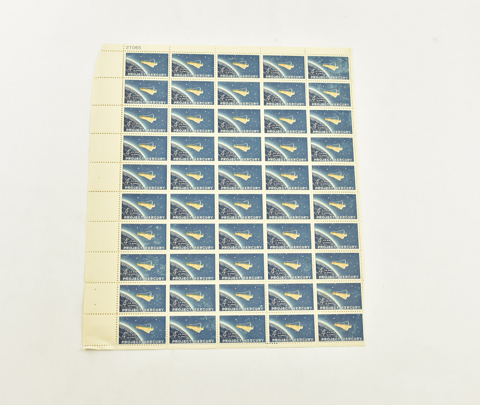 VINTAGE - UNUSED Entire SHEET Real USPS Postage Stamps! | Property Room