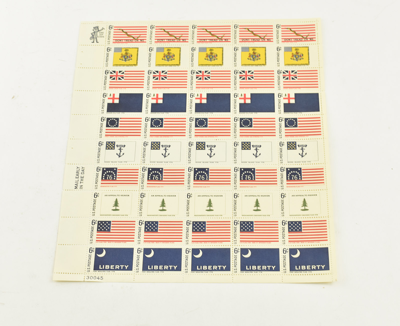 VINTAGE - UNUSED Entire SHEET Real USPS Postage Stamps! | Property Room