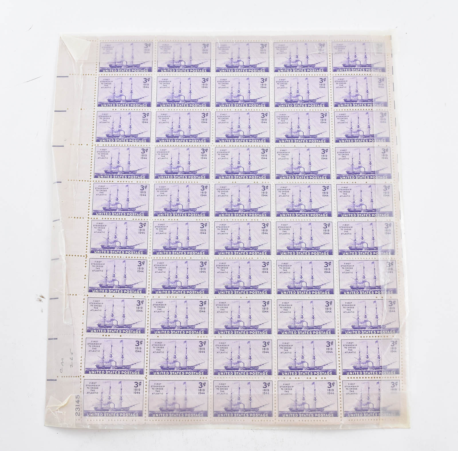 VINTAGE - UNUSED Entire SHEET Real USPS Postage Stamps! | Property Room
