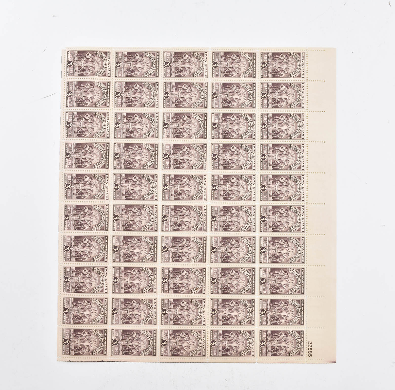 VINTAGE - UNUSED Entire SHEET Real USPS Postage Stamps! | Property Room