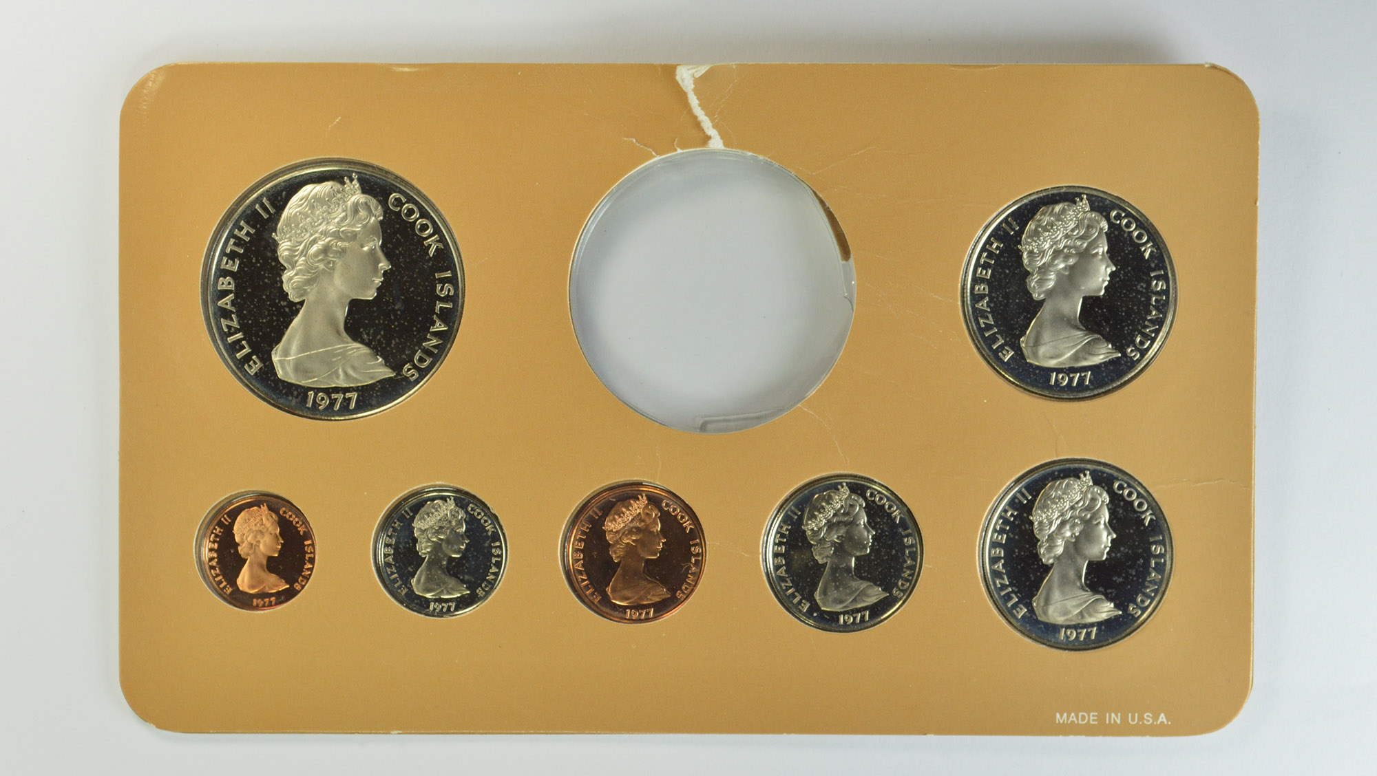 World Coin Collection 1977 Cook Islands TOUGH SET - Missing a Few Coins ...