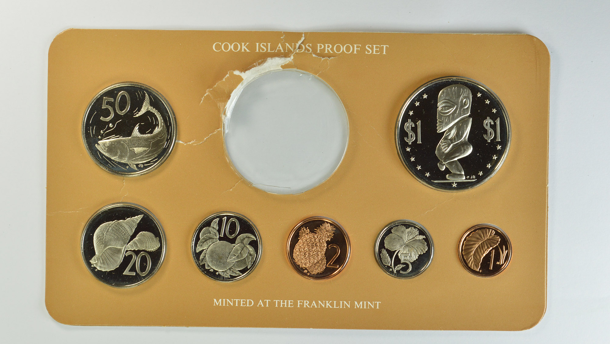World Coin Collection 1977 Cook Islands TOUGH SET - Missing a Few Coins ...