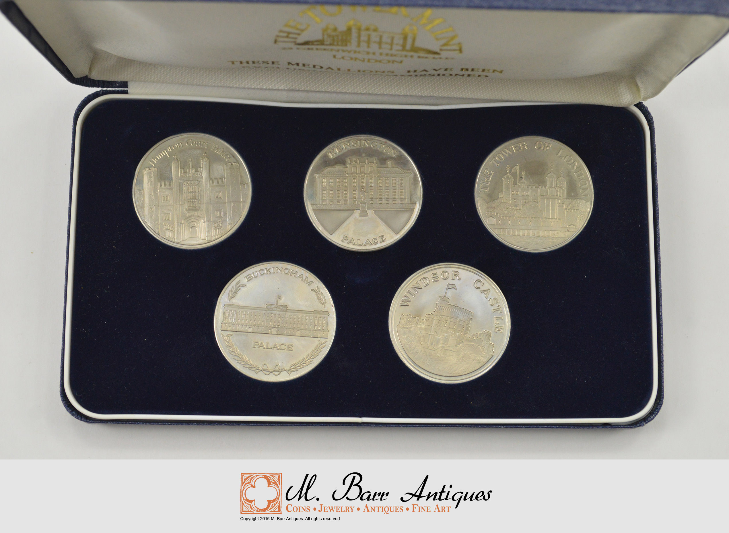 World Coin Collection Tower Mint London Royal Palaces TOUGH SET ...