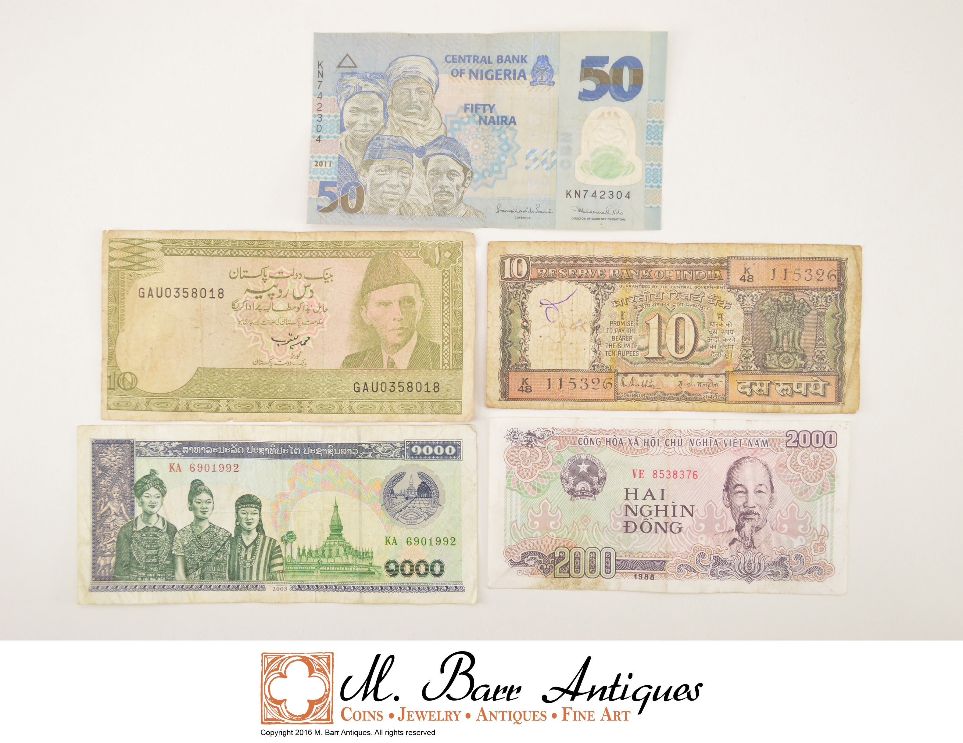 WORLD Currency - Collectible International Bank Notes | Property Room