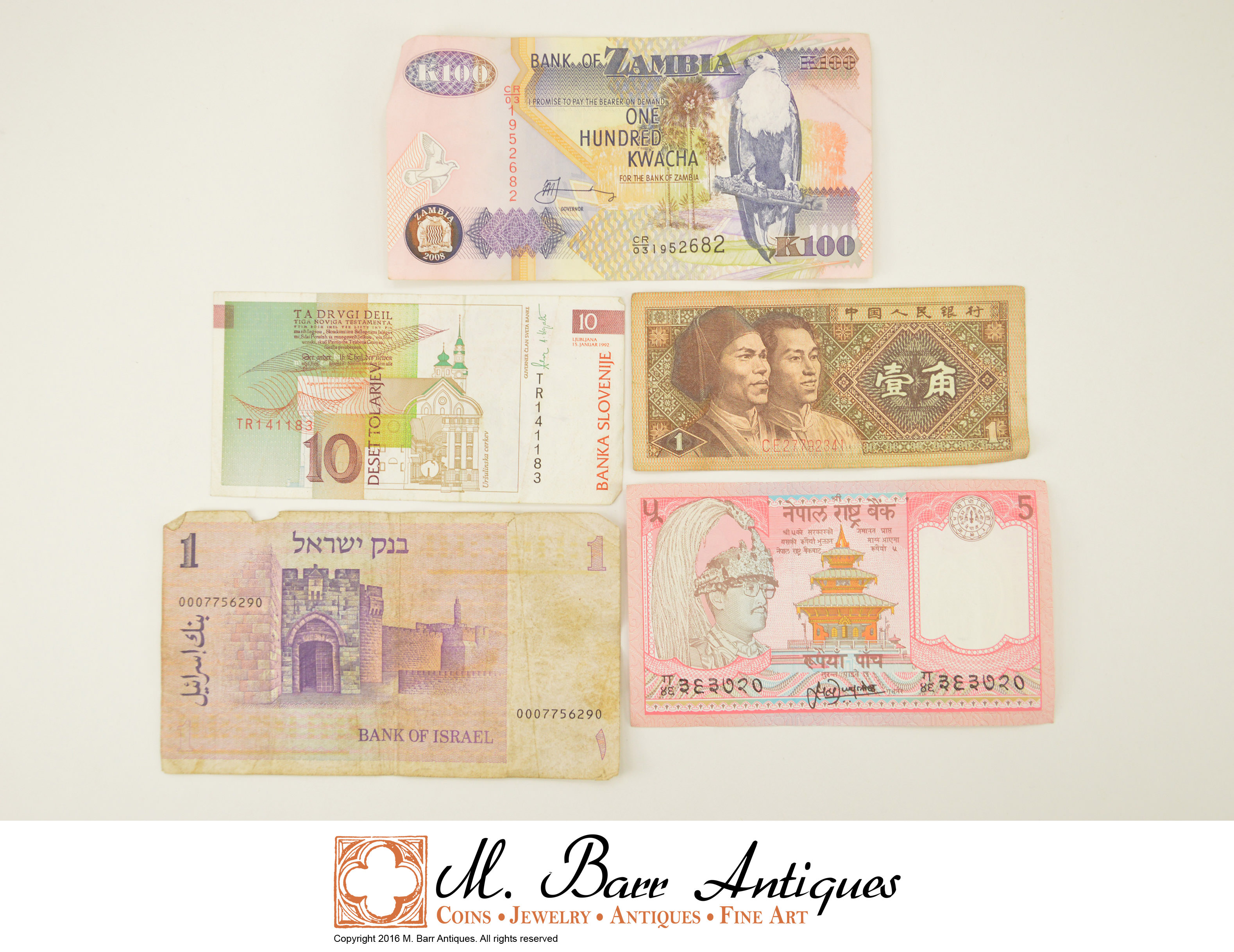 WORLD Currency - Collectible International Bank Notes | Property Room