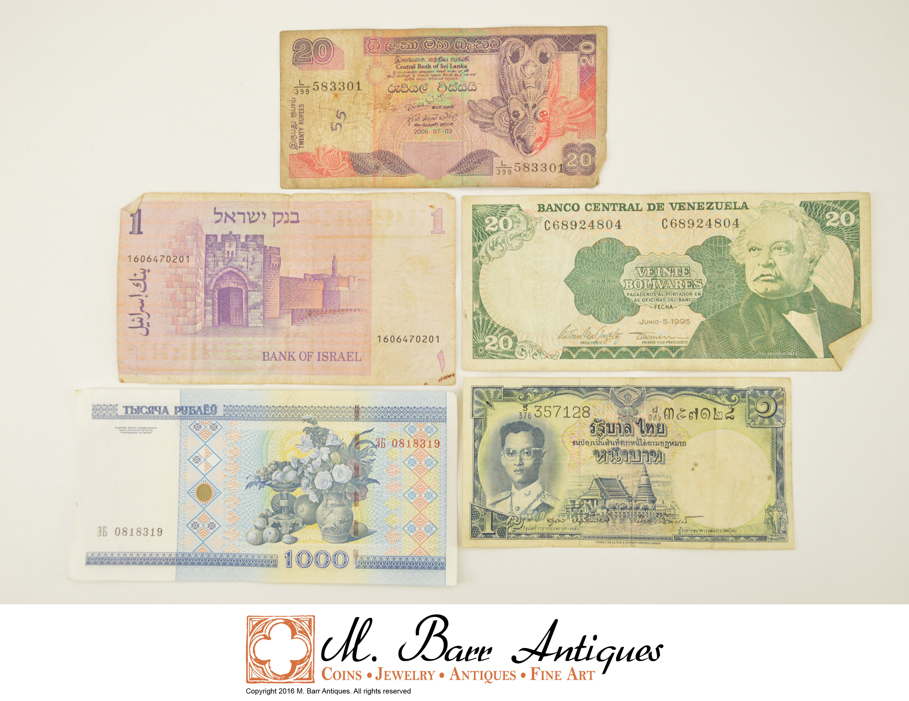WORLD Currency - Collectible International Bank Notes | Property Room