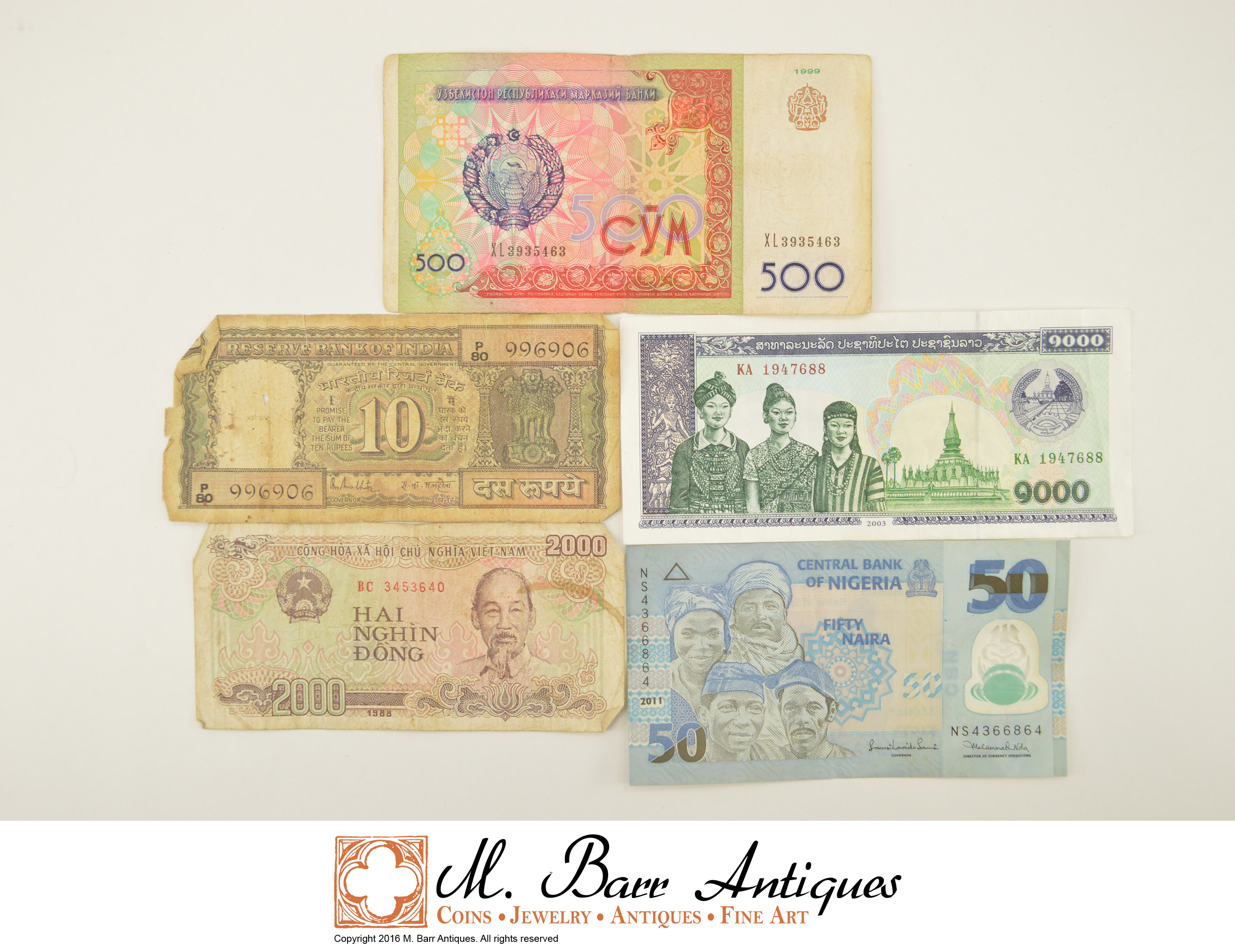 WORLD Currency - Collectible International Bank Notes | Property Room