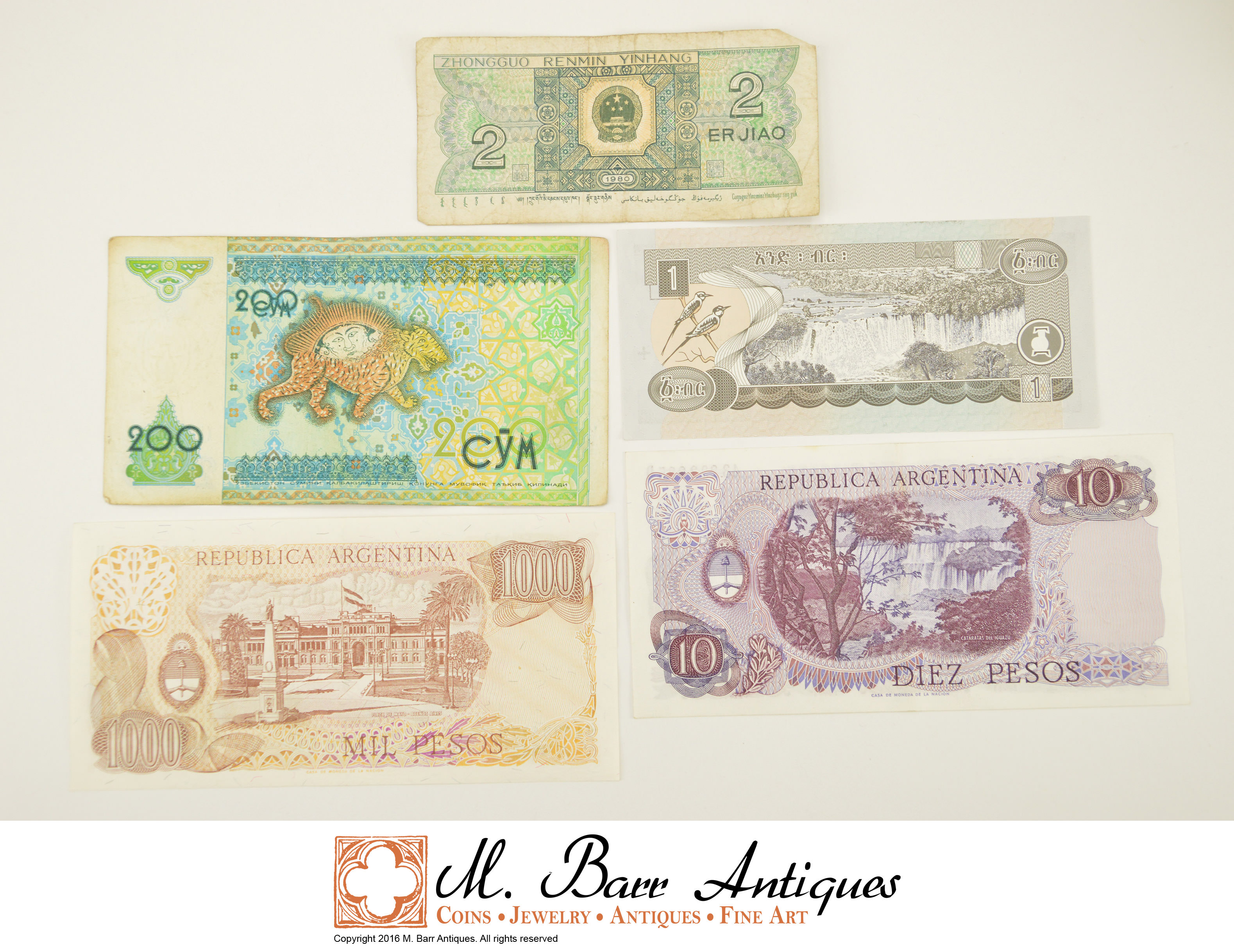 WORLD Currency - Collectible International Bank Notes | Property Room