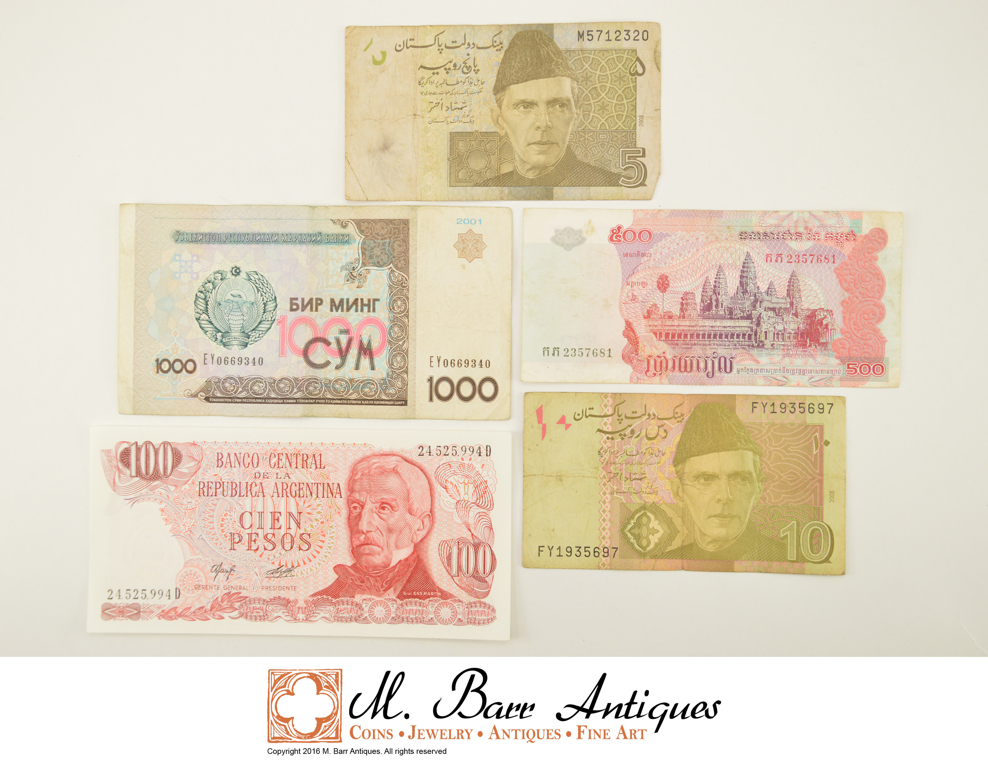 WORLD Currency - Collectible International Bank Notes | Property Room