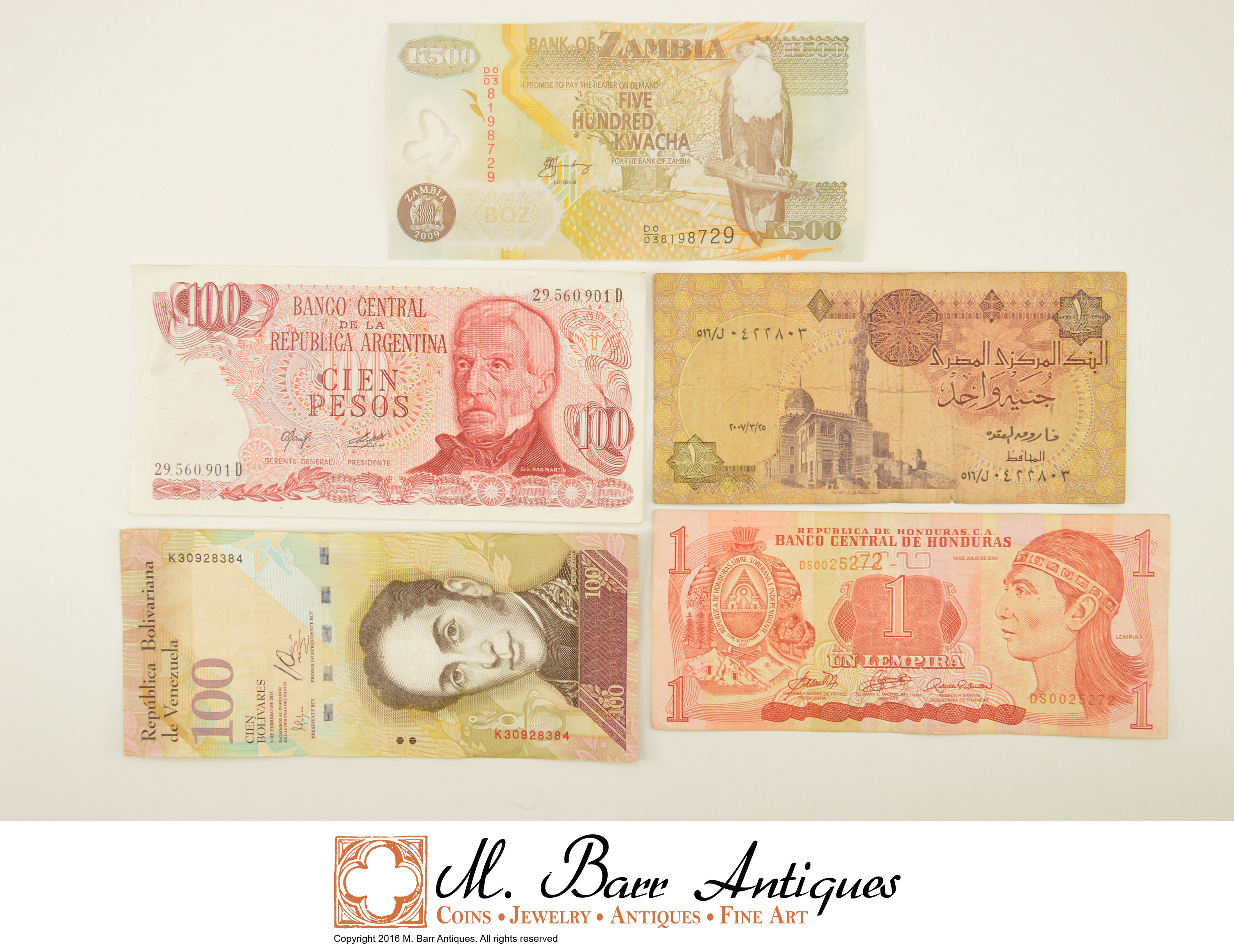 WORLD Currency - Collectible International Bank Notes | Property Room
