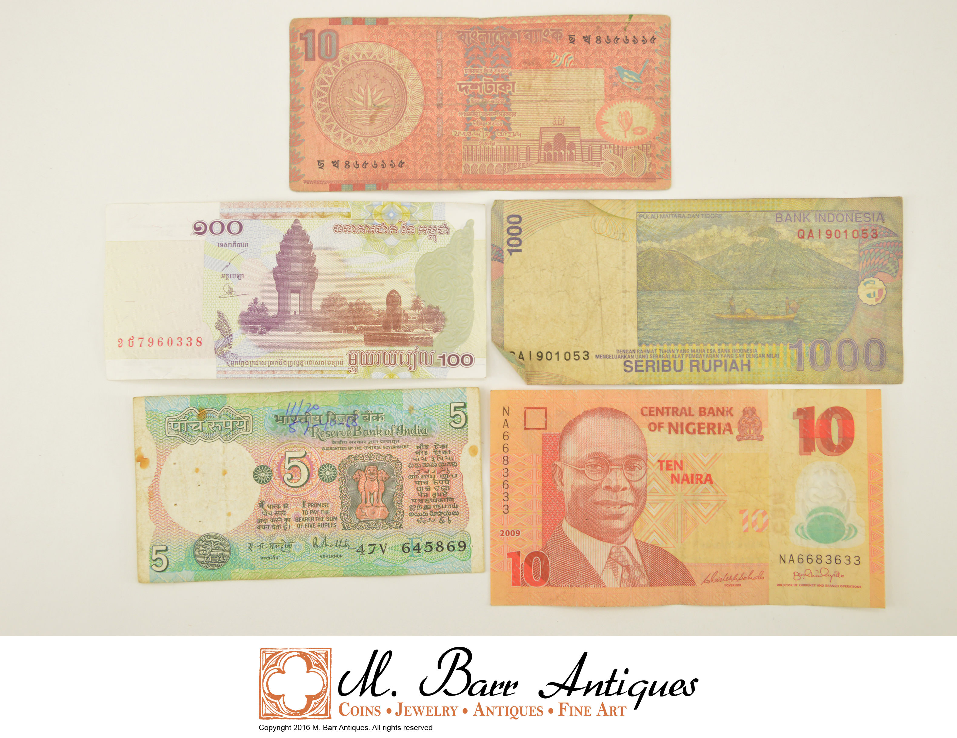 WORLD Currency - Collectible International Bank Notes | Property Room