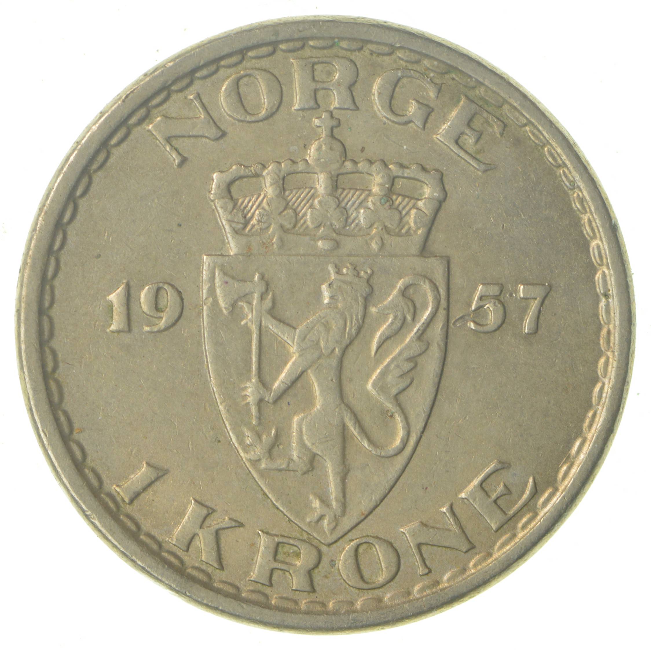 World Silver - 1957 Norway 1 Krone - Reduced S&H | Property Room