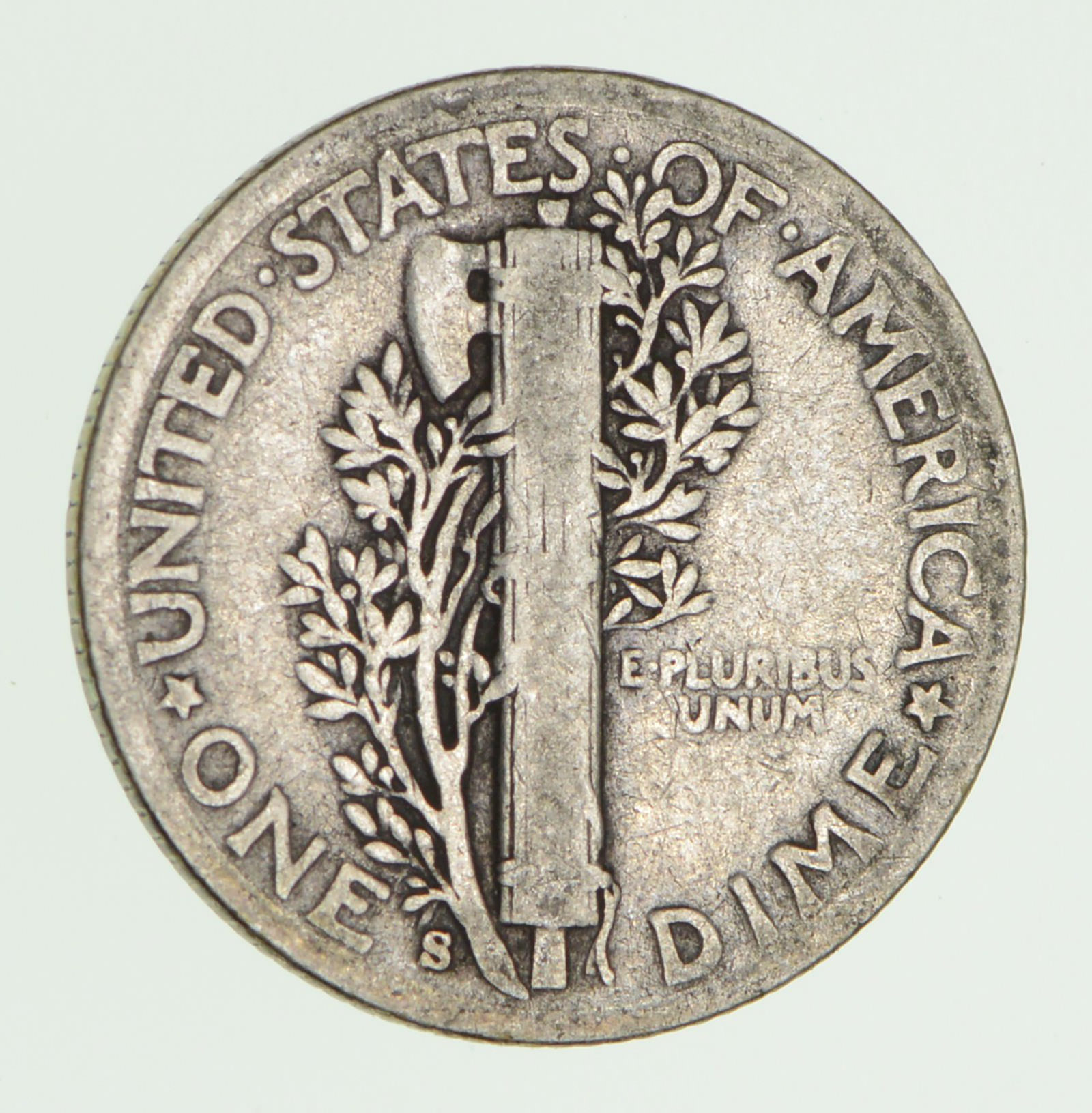 World War 2 WWII Era Mercury 90% Silver Dime - Neat! - 1942-S | Property Room