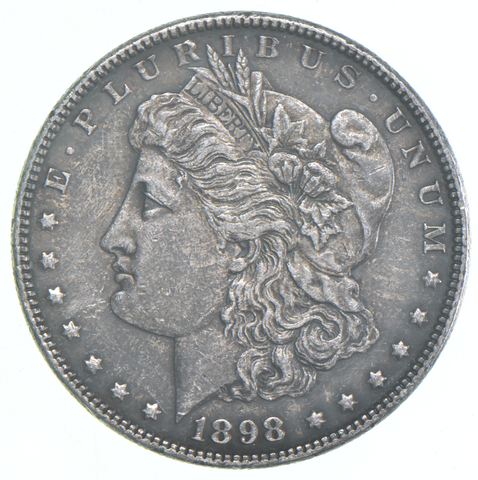 W@W Early 1898 Morgan Silver Dollar - 90% US Coin - Nice Coin ...