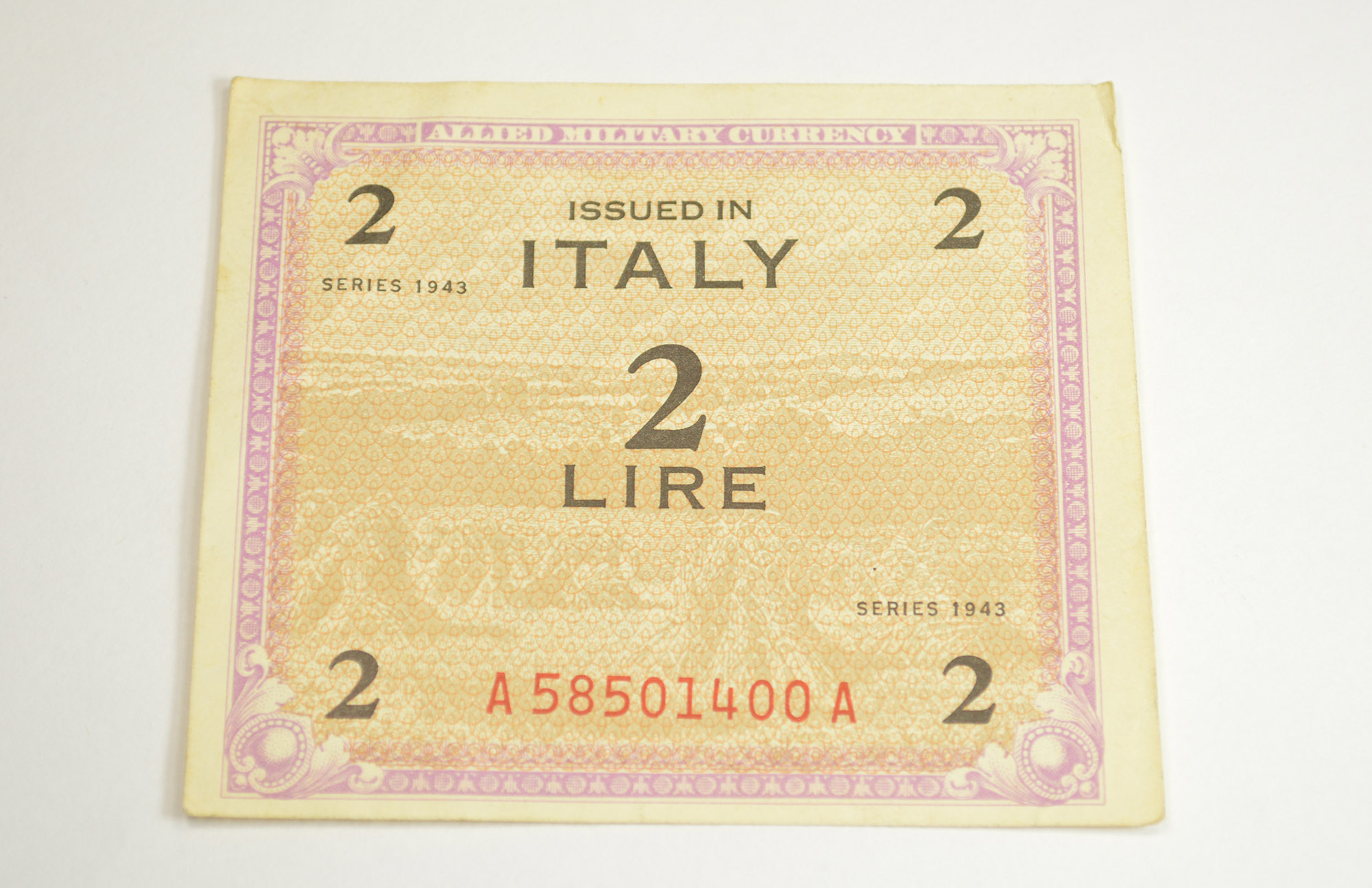 WWII Military Script - Allied Forces - Historic Note | Property Room