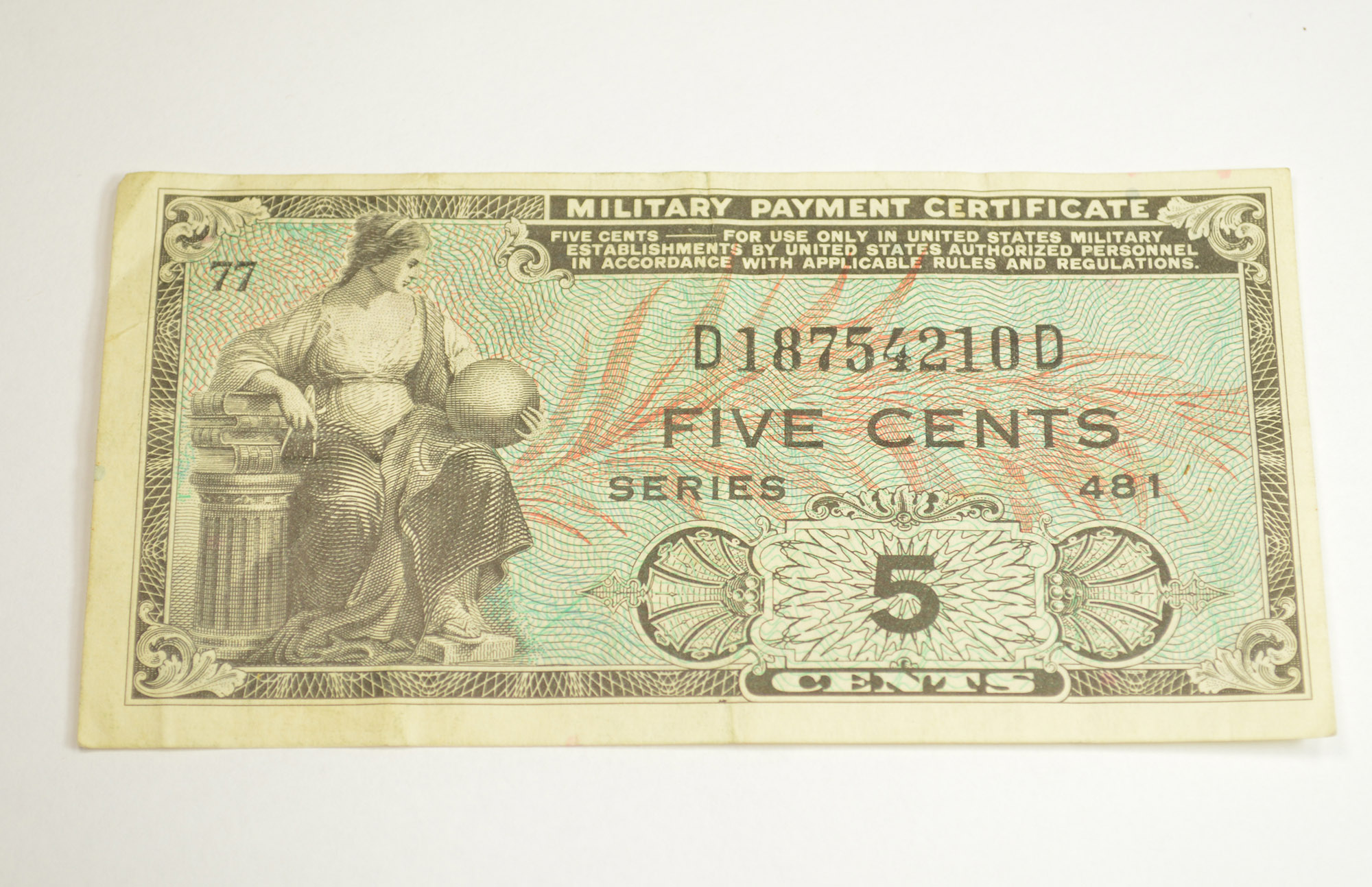 WWII Military Script - Allied Forces - Historic Note | Property Room