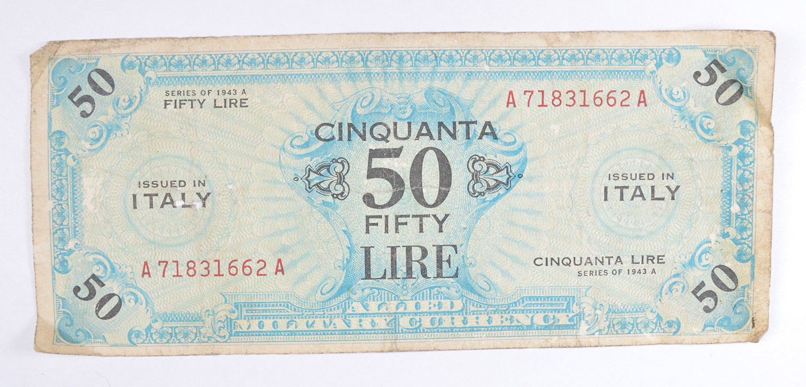 WWII Military Script - Allied Forces - Historic Note | Property Room