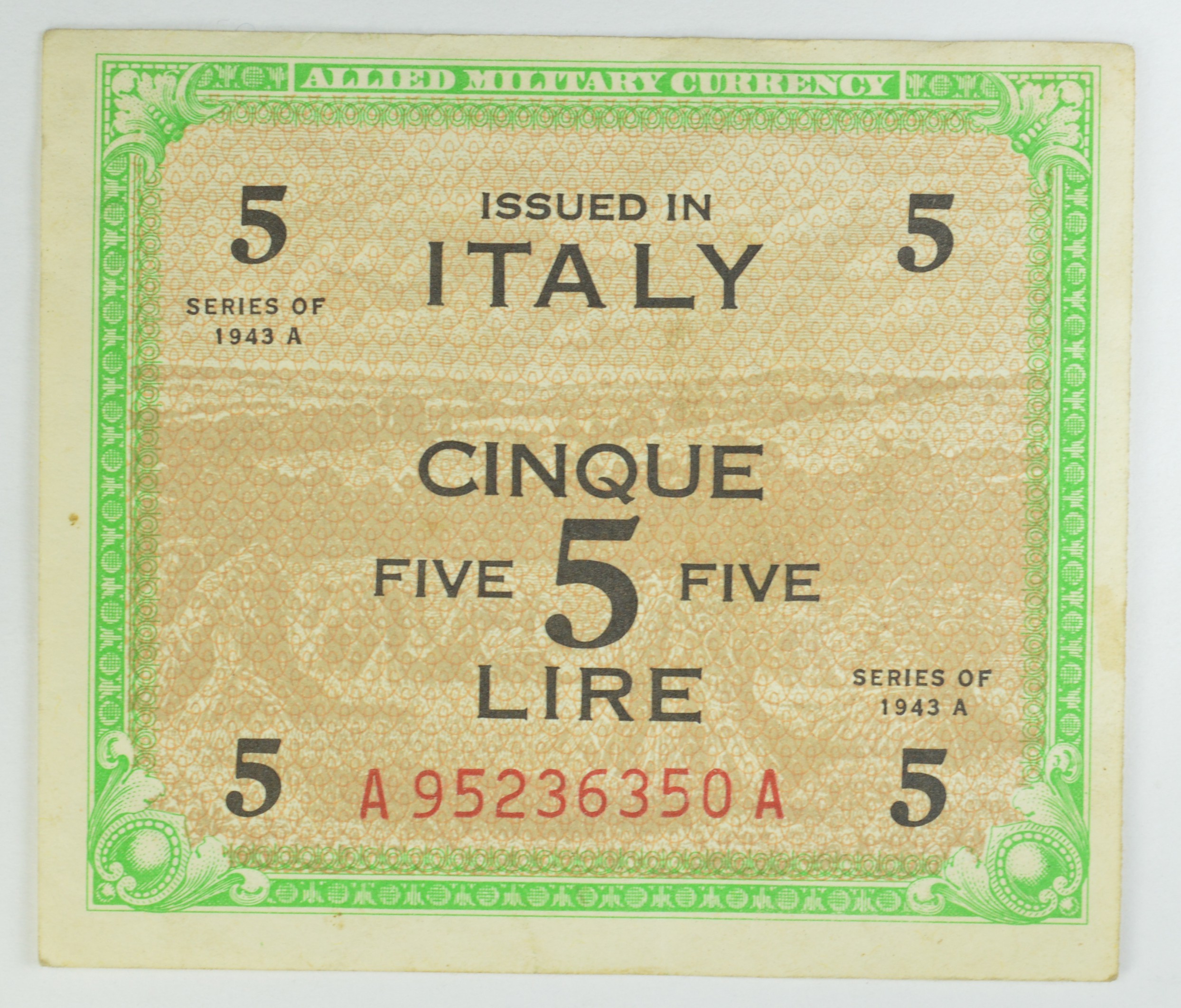 WWII Military Script - Allied Forces - Historic Note | Property Room