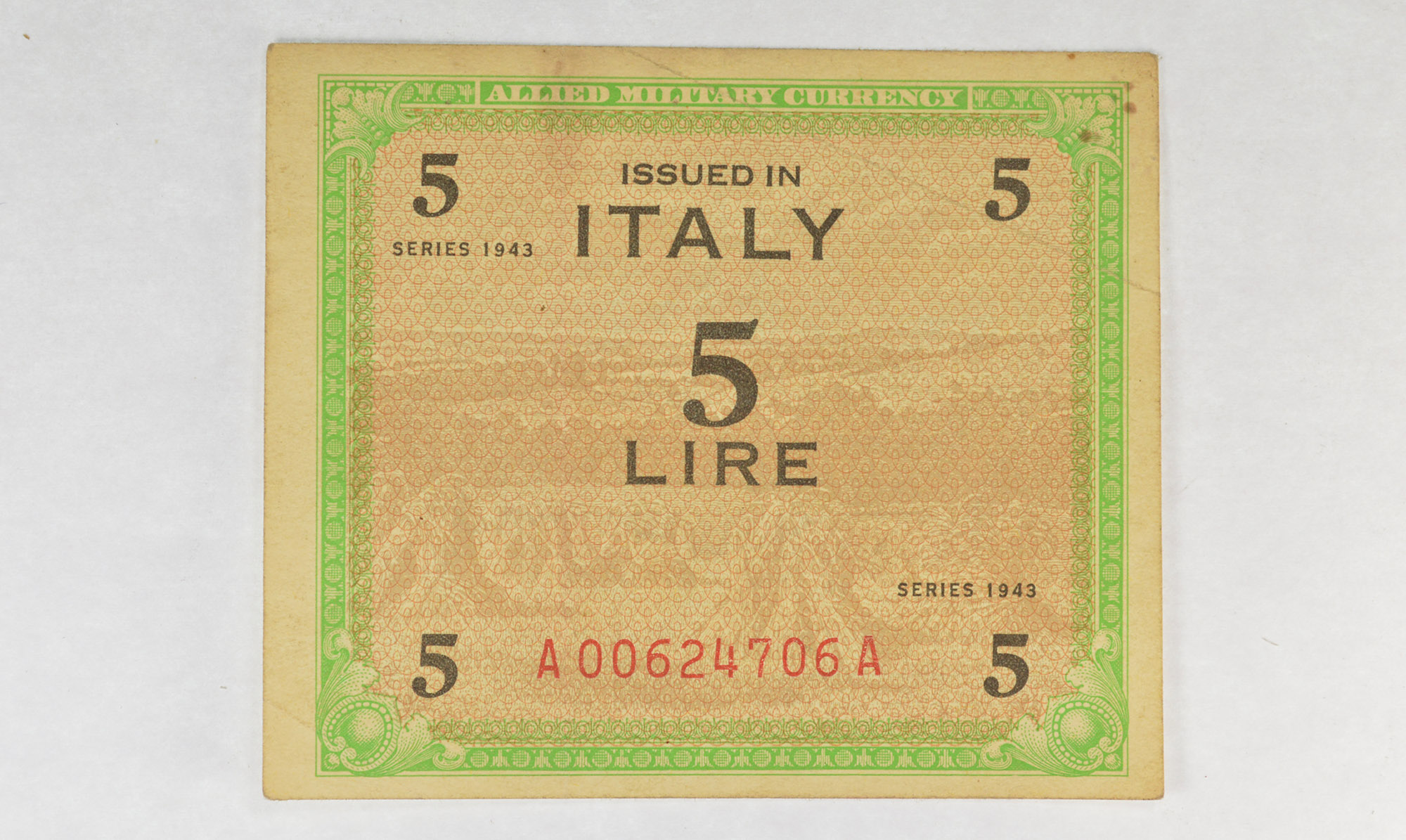 WWII Military Script - Allied Forces - Historic Note | Property Room