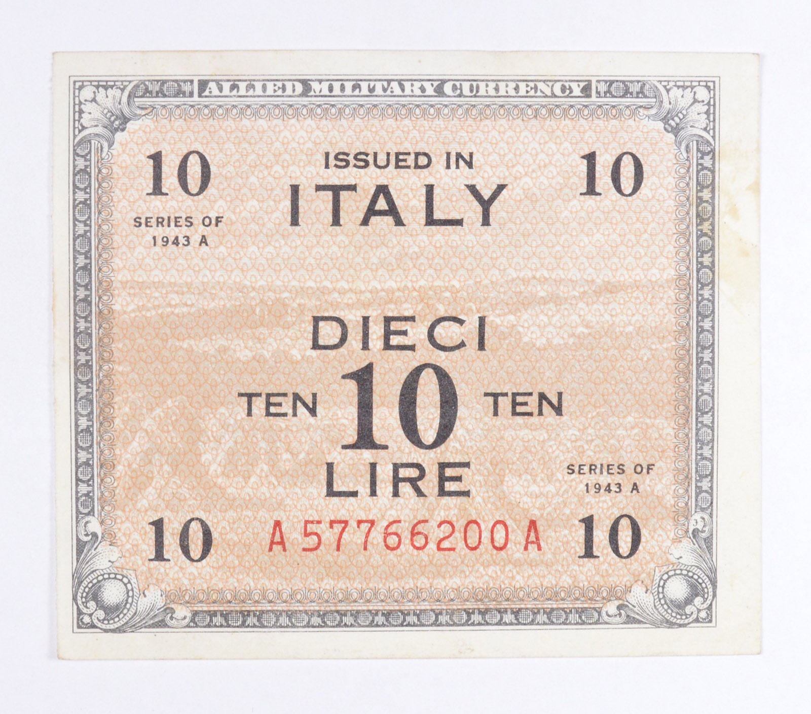 WWII Military Script - Allied Forces - Historic Note | Property Room