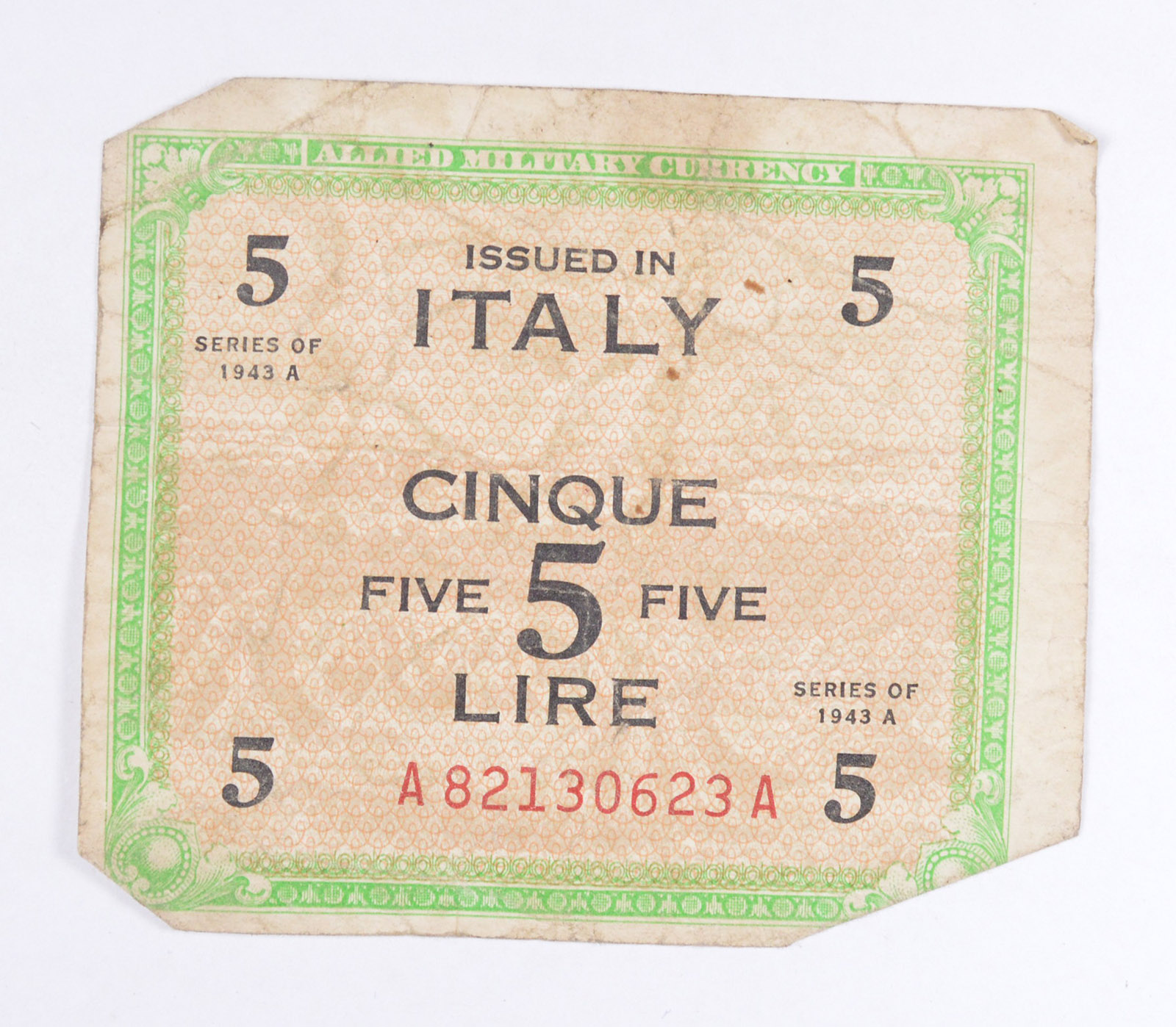 WWII Military Script - Allied Forces - Historic Note | Property Room