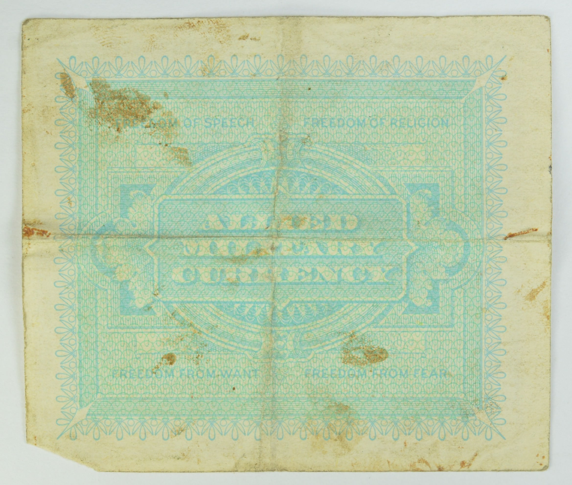 WWII Military Script - Allied Forces - Historic Note | Property Room