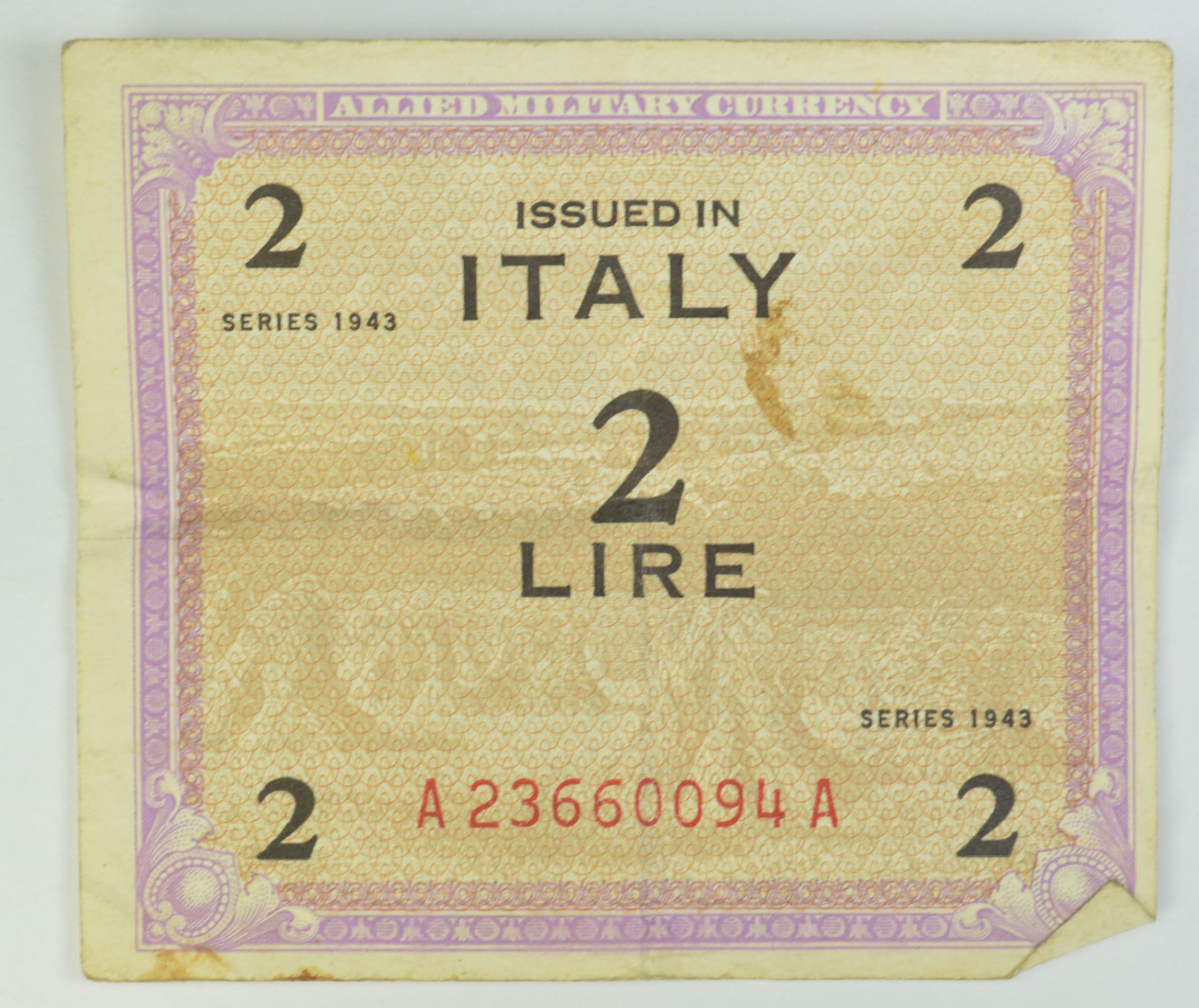 WWII Military Script - Allied Forces - Historic Note | Property Room