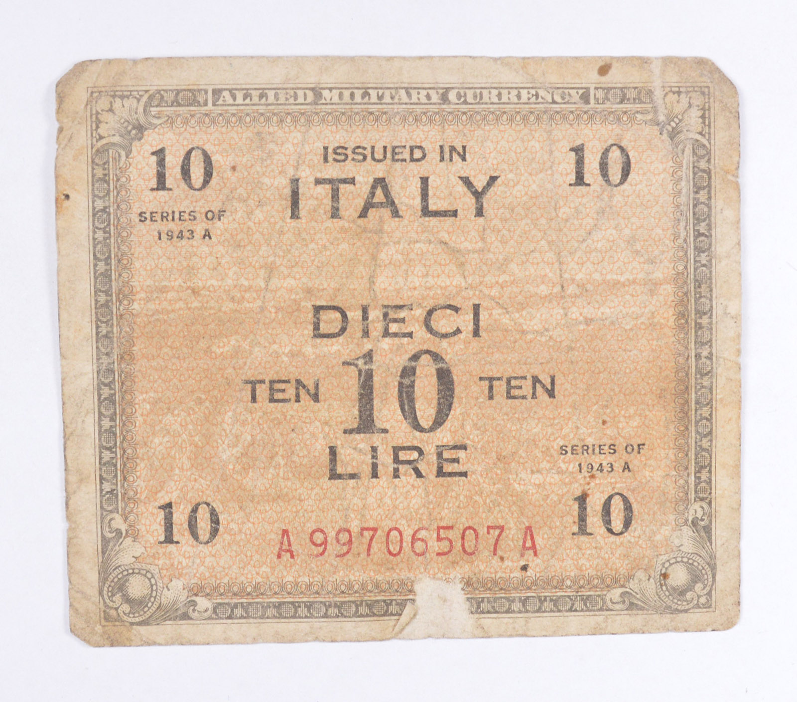 WWII Military Script - Allied Forces - Historic Note | Property Room