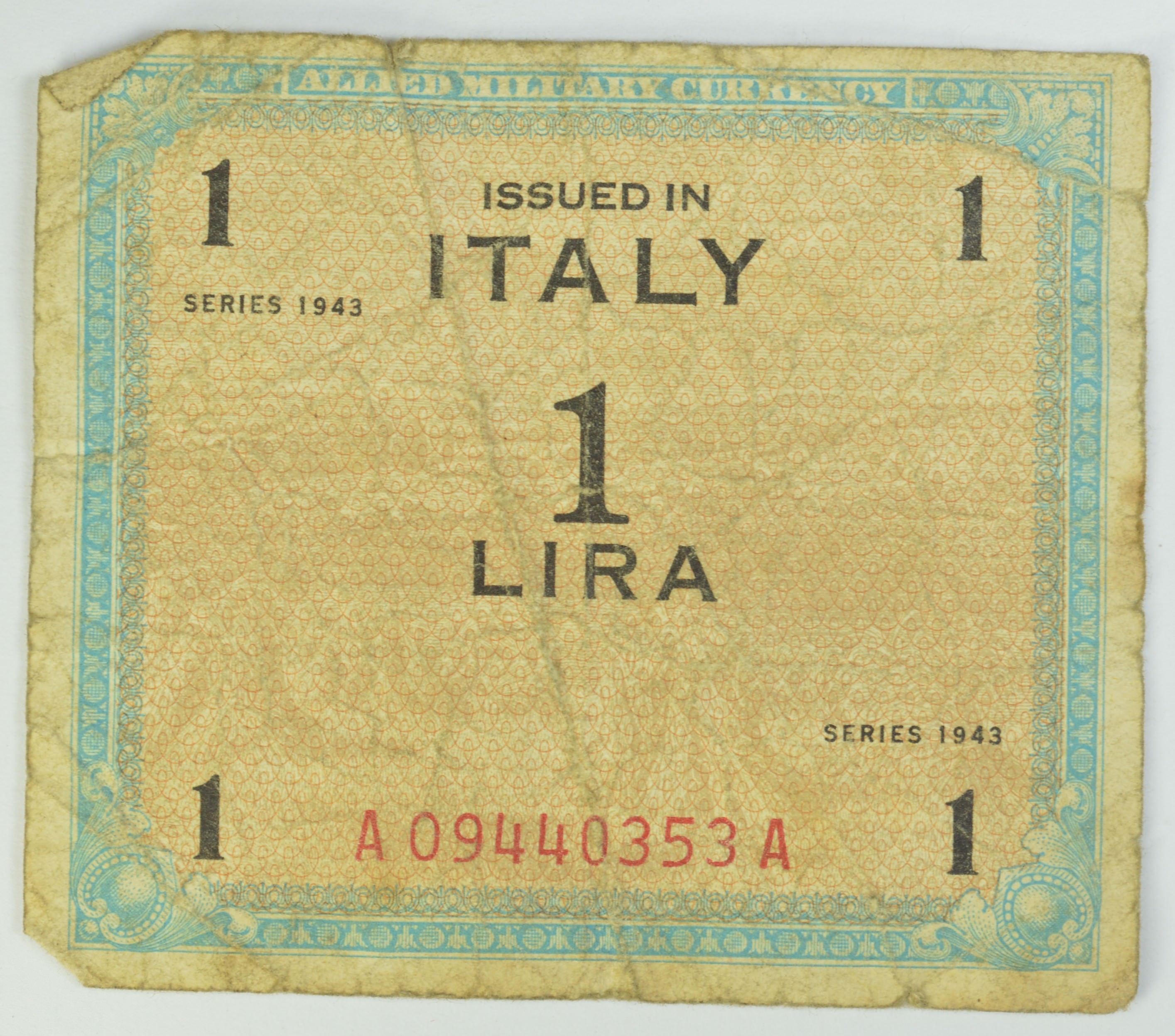 WWII Military Script - Allied Forces - Historic Note | Property Room